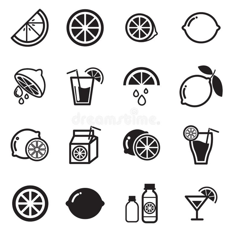 Lemon Icon Stock Illustrations – 106,516 Lemon Icon Stock Illustrations ...