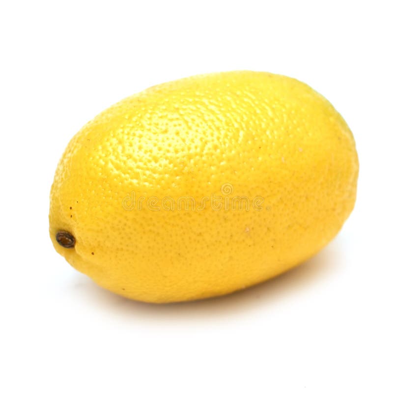Lemon isolated stock photo. Image of healthy, orange - 12545028
