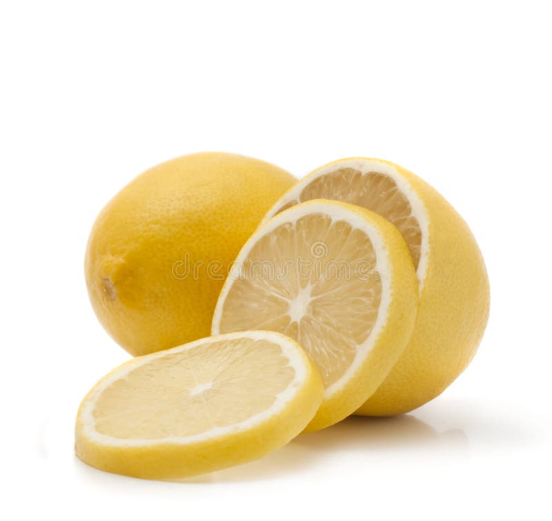 Lemon on white background stock image. Image of circle - 49416205