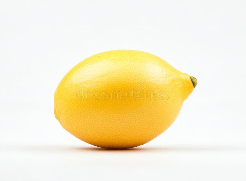 A Lemon and Its Shadow on a White Backdrop Stock Photo - Image of ...