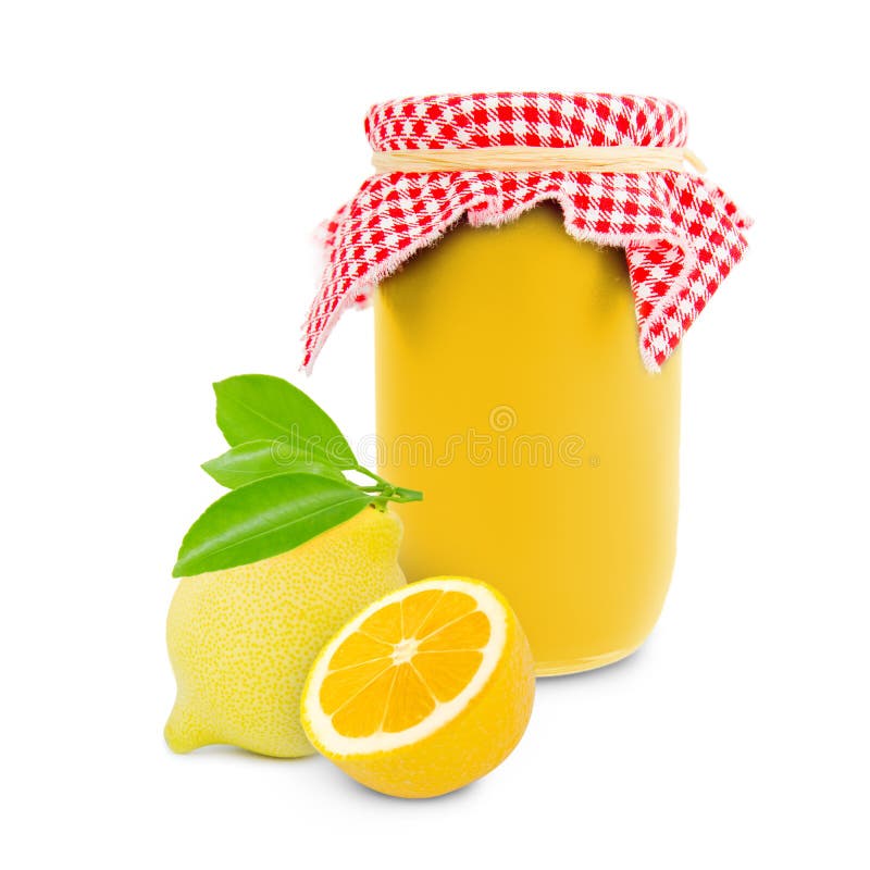 Lemon jar stock image. Image of fruit, ingredient, natural - 44252507