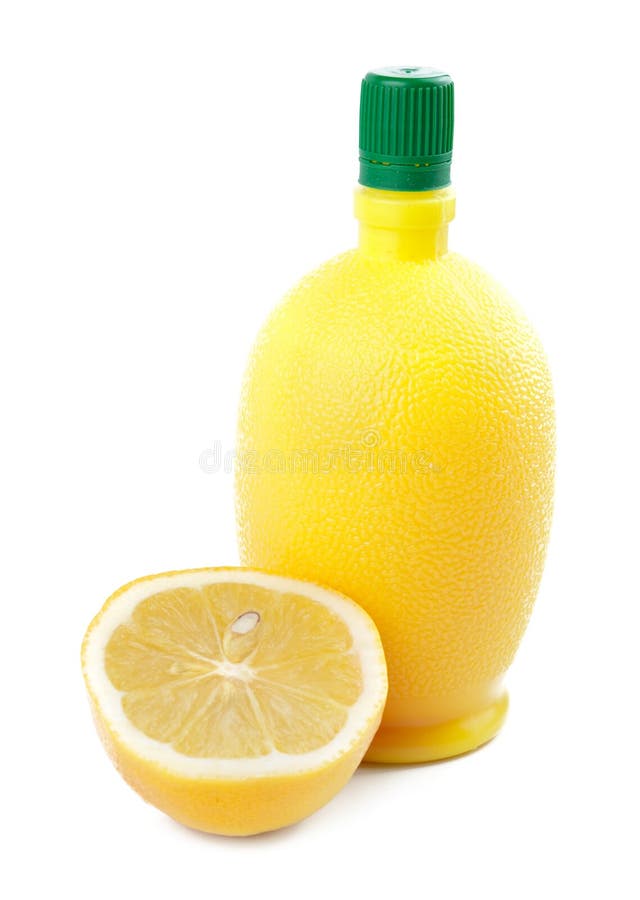 Lemons and Juice Containers Stock Photo - Image of lemon, sour: 790910