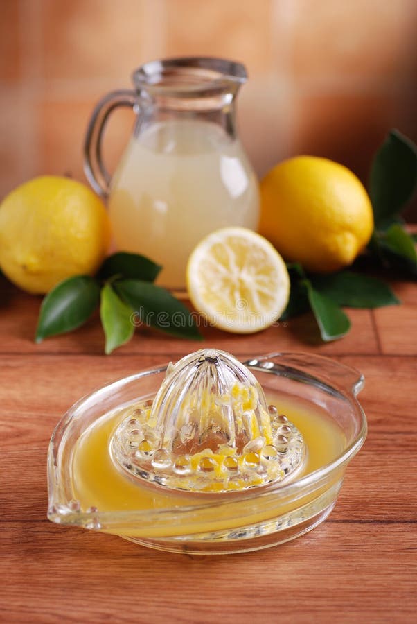 Lemon juice stock photo. Image of squeezer, closeup, vegetarian - 28924174