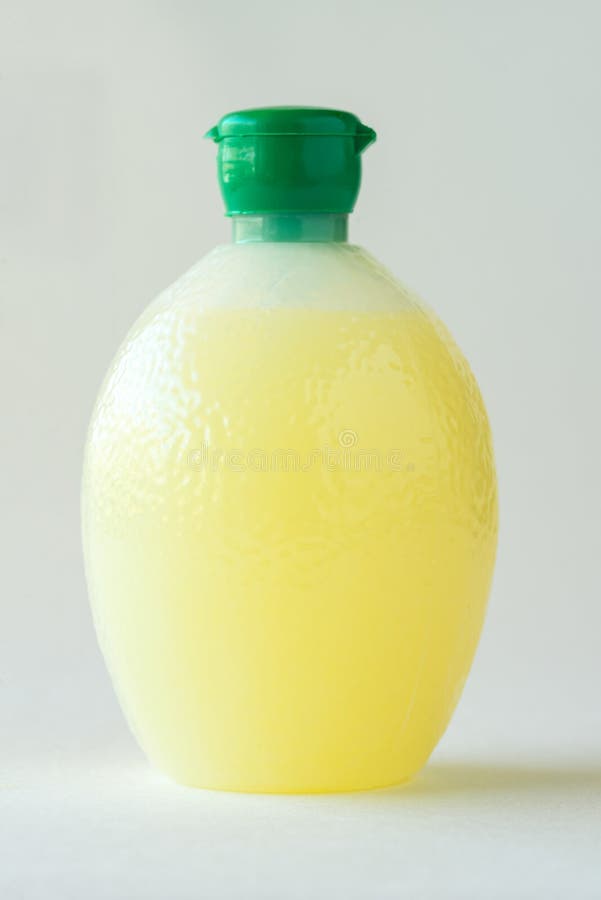 Lemon Juice Concentrate in a Bottle Stock Image - Image of white, food ...