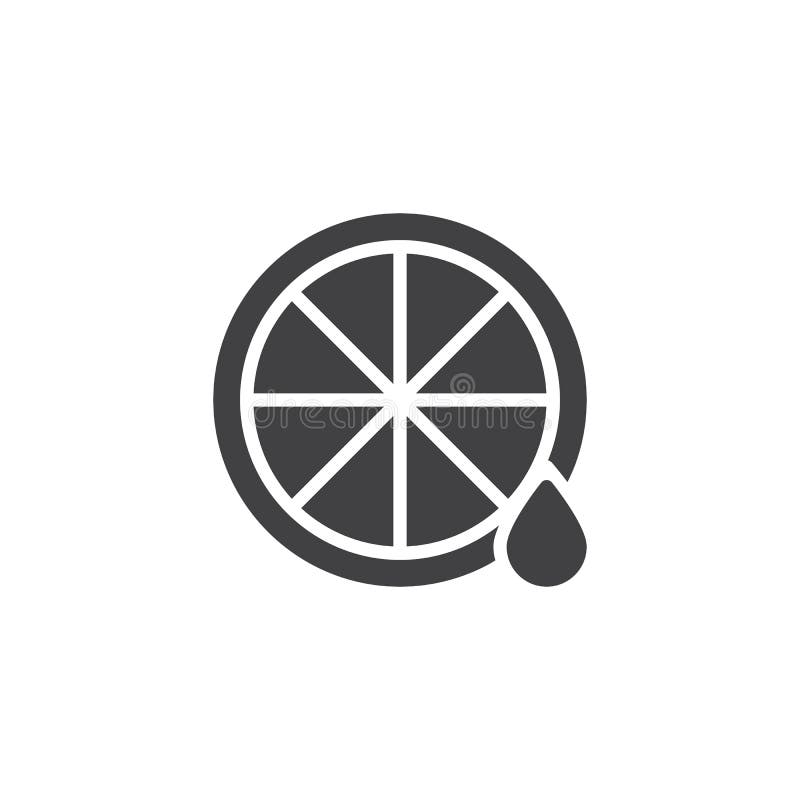 Lemon and Juice Drop Vector Icon Stock Vector - Illustration of drop ...