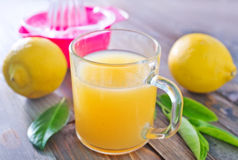 Lemon juice stock image. Image of beverage, healthy, dessert - 44836613