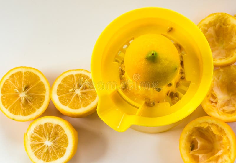 Lemon juice Squeezer stock image. Image of vitamin, squeezed - 43093181
