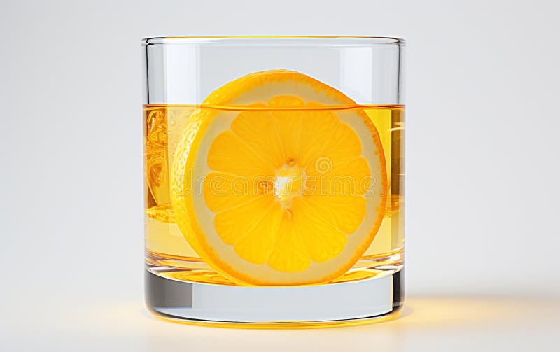 Lemon Juice on Transparent Background Stock Illustration - Illustration ...
