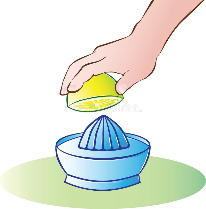 Lemon juicer stock vector. Illustration of juicy, lemonade - 35123775