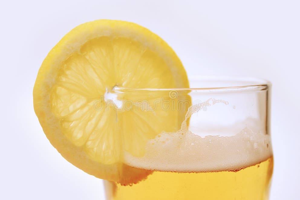 Lemon lager stock photo. Image of lager, drunk, citrus - 118598