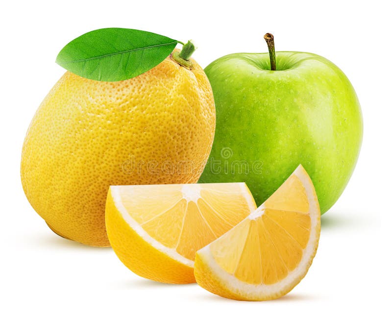 Apple And Lemon Slice In Water Stock Image - Image of picture, splashed ...