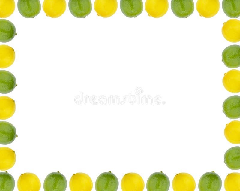 Lemon and lime border stock image. Image of white, texture - 15434563