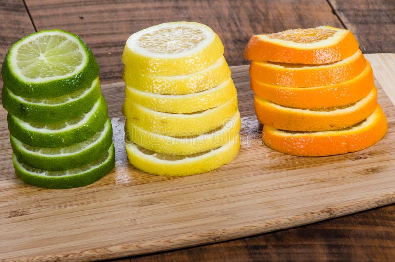 Lemon, Lime and Orange Slices Stock Photo - Image of juicy, food: 51464966