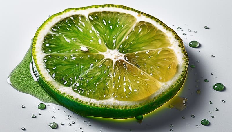 Slice of Lime Lime Lemon and Lime Stock Photo - Image of food, organic ...