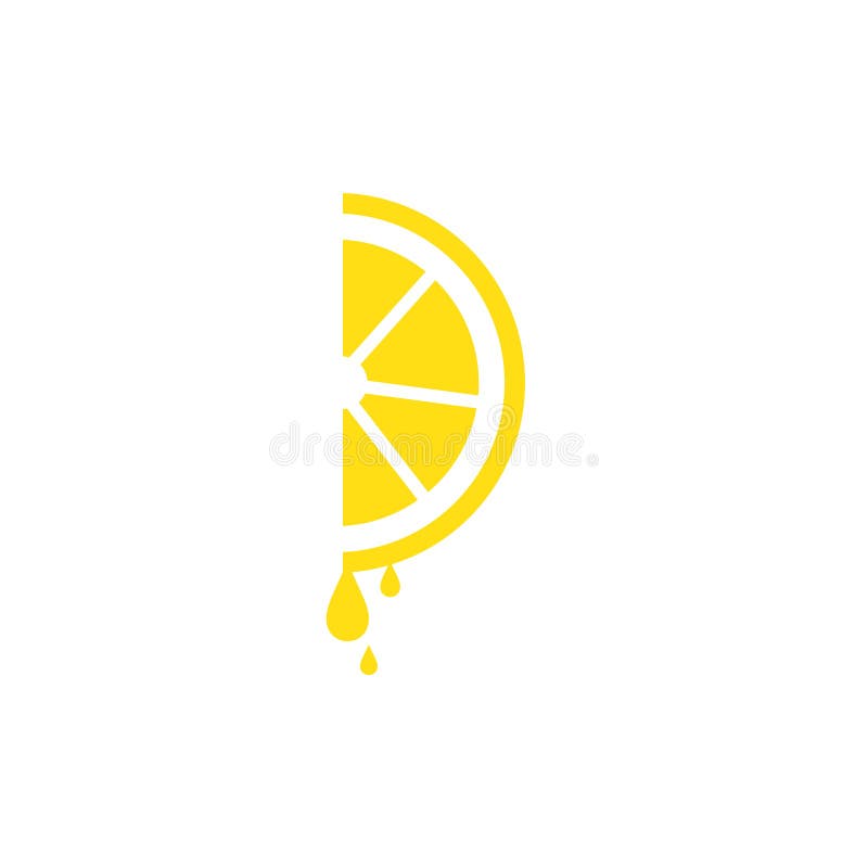 Lemon Logo Icon Vector Illustration Design Stock Vector - Illustration ...