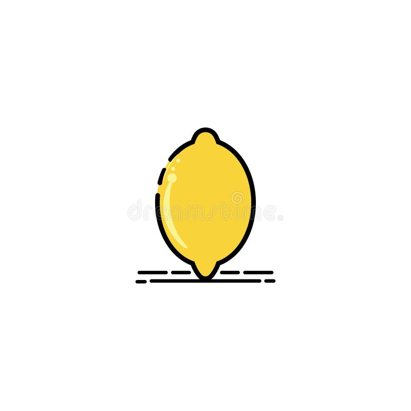 Lemon Logo Icon Vector Illustration Design Stock Vector - Illustration ...