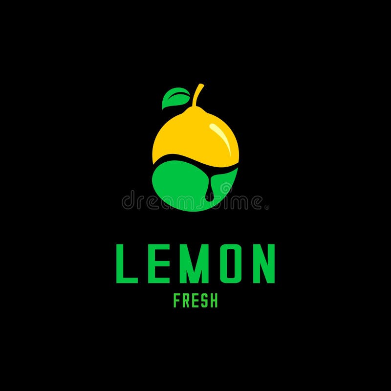 Lemon logo stock vector. Illustration of flat, isolated - 283974754
