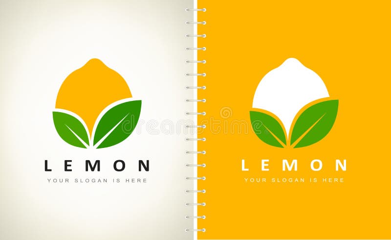 Logo Lemon, Logo Citrus, Business Logos. Stock Vector - Illustration of ...