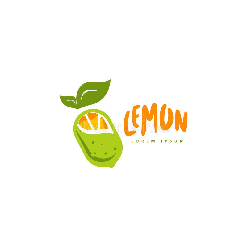 Lemon Logo Vector Template. Logo Template for Your Business Stock ...
