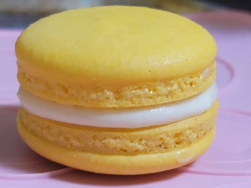Lemon Macron stock image. Image of filling, dessert - 251642063