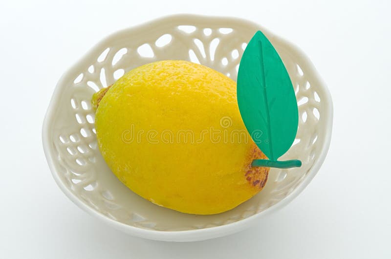 Lemon Marzipan Fruit stock photo. Image of decoration - 27893018