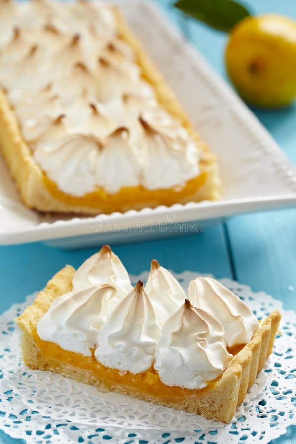 Lemon Meringue Dessert stock image. Image of fresh, healthy - 22073933