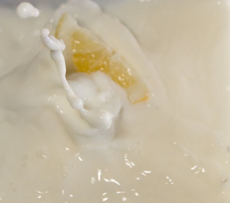 Lemon and milk stock image. Image of freshness, citrus - 50217113