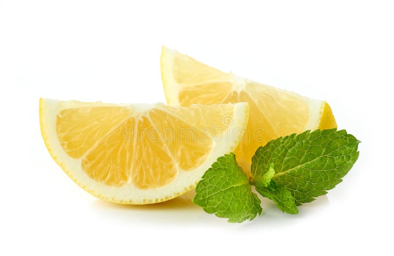 Lemon and mint stock photo. Image of color, citrus, background - 198143304
