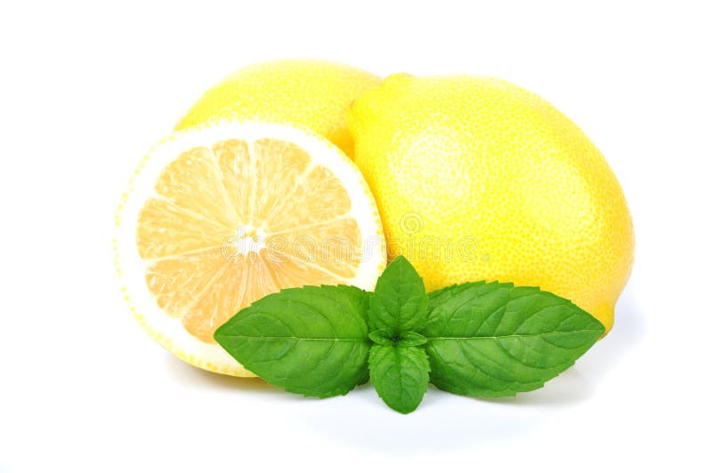 Mint and lemon stock photo. Image of homeopathy, fragrance - 14517662