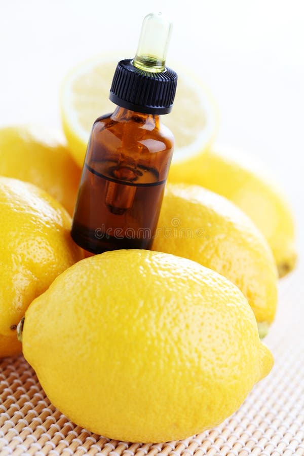 Lemon essential oil stock photo. Image of luxury, wellbeing - 11332534