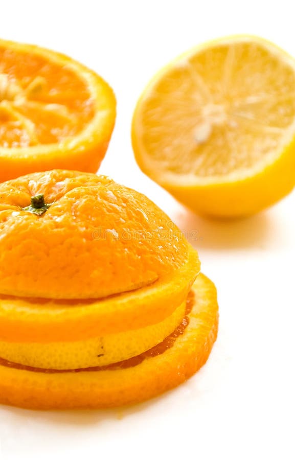 Lemon, orange stock image. Image of condiments, taste - 10976775
