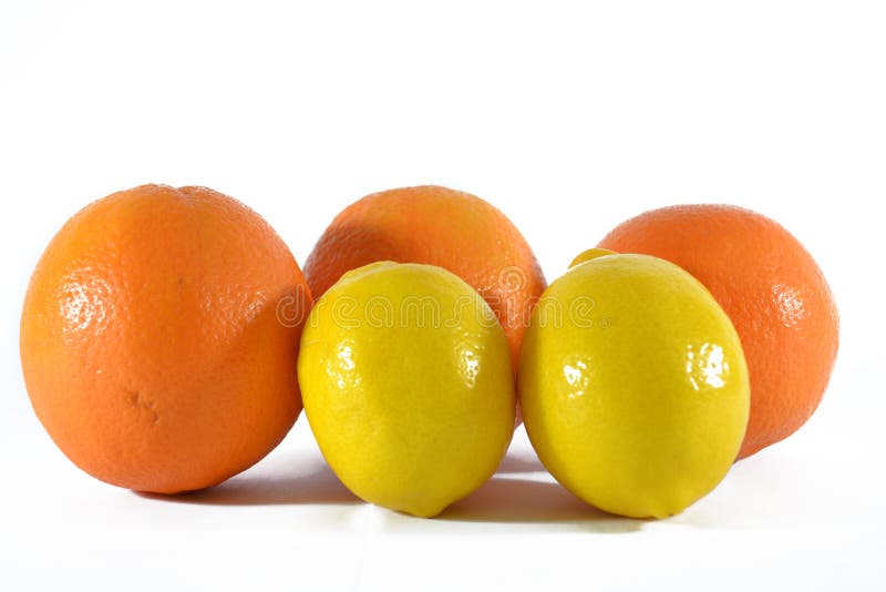 Lemon and orange stock photo. Image of lime, cold, acid - 50597096