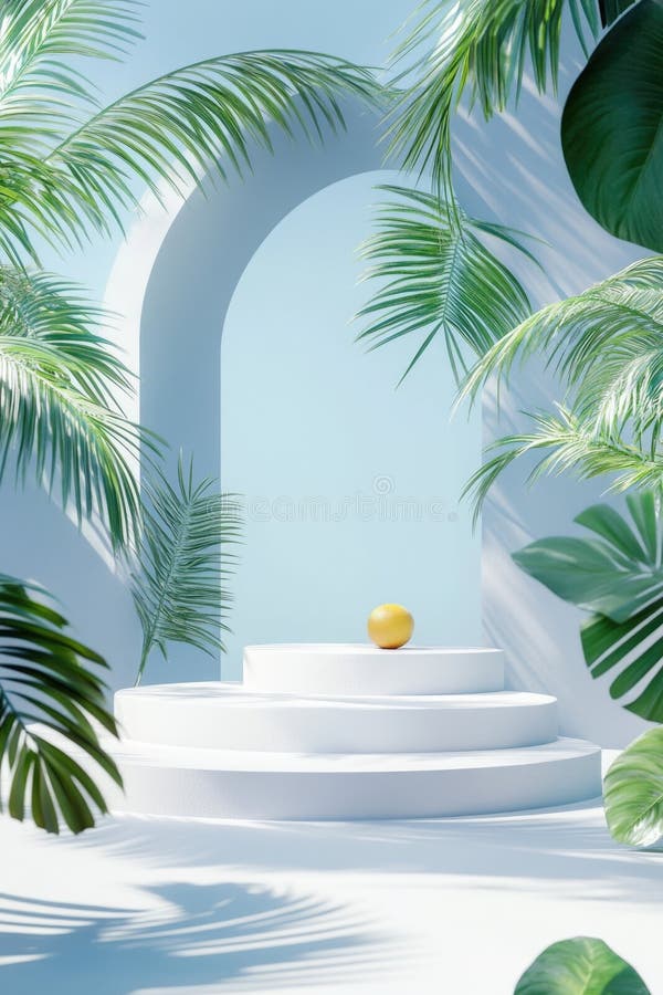 Lemon Palm Leaves Platform Stock Photos - Free & Royalty-Free Stock ...