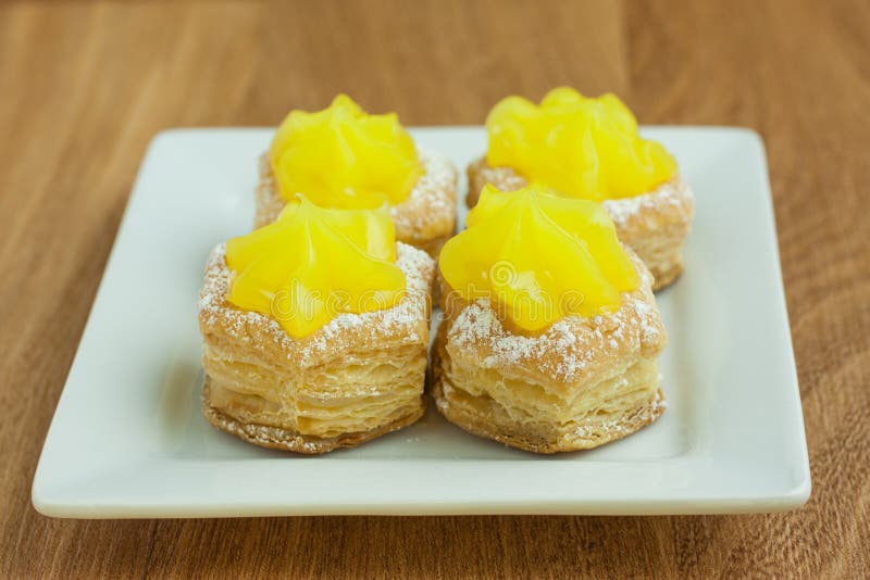 Lemon Pastry stock image. Image of dessert, sugar, sweet - 53852741