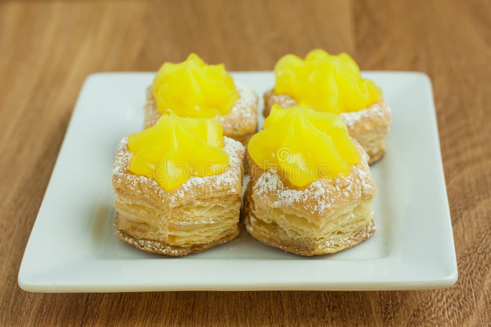 Lemon Pastry stock image. Image of dessert, sugar, sweet - 53852741