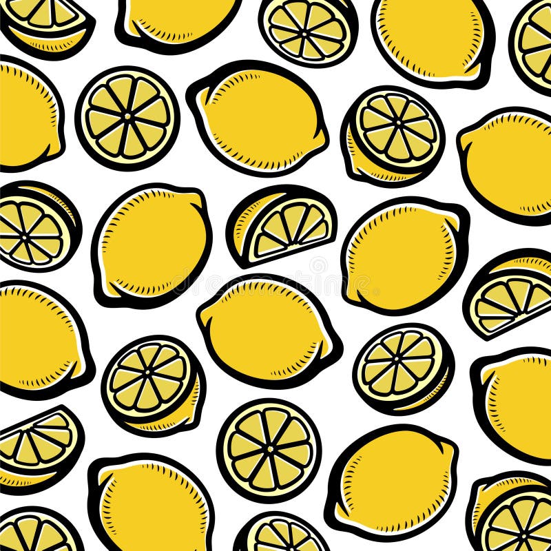 Lemon Icon Citrus Fruit Symbol Fresh Tropical Element Vector ...