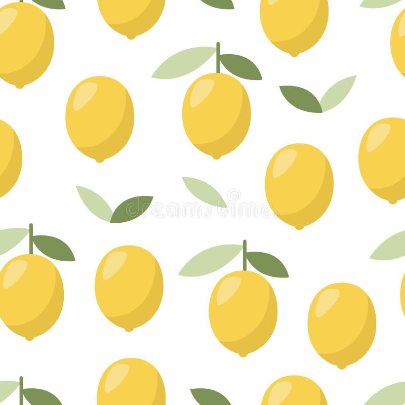 Lemon Pattern, Design for Any Purposes. Vector Natural Drink. Exotic ...