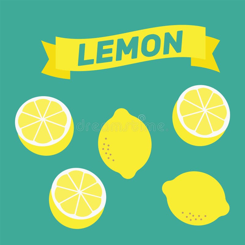 Lemon Pattern Illustration Vector. Lemon Background Abstract Stock ...
