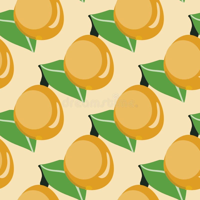 Lemon Pattern Print. Vector Yellow Lemon Pattern Stock Vector ...