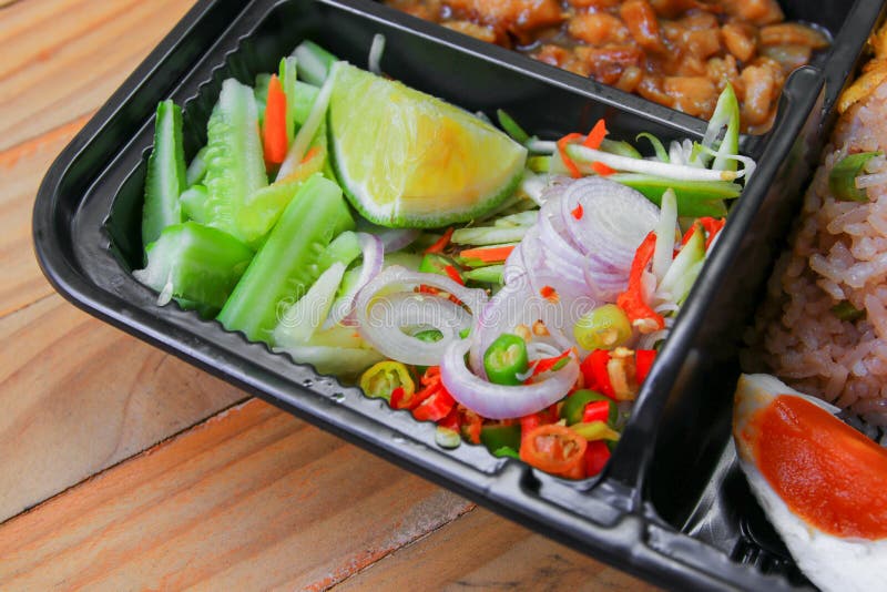 Lemon Piece Close Up on Vegetable in Box Black Stock Image - Image of ...