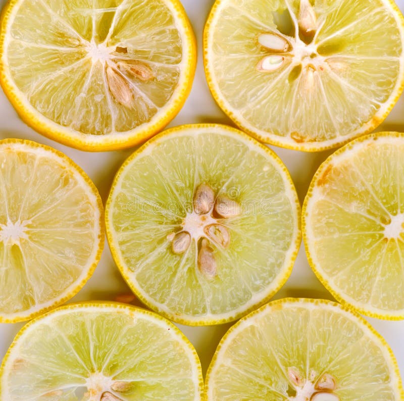 Lemon pieces stock photo. Image of flavor, green, juicy - 22002536