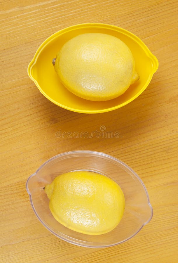 Lemon and Plastic Lemon Box Stock Image - Image of vegetarian, fruit ...