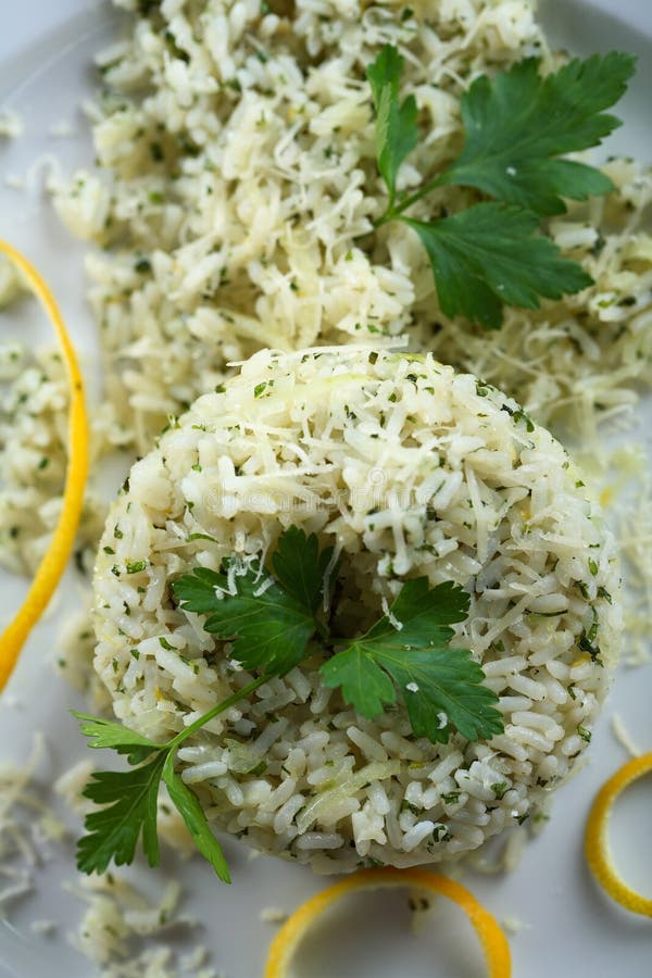 Lemon Rice stock image. Image of dish, lunch, leaves - 89357495