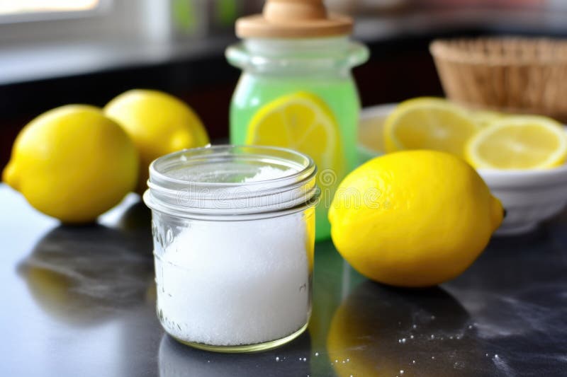 Lemon Rind, Salt Mix: Diy Sink Cleaner Stock Photo - Image of cleaner ...