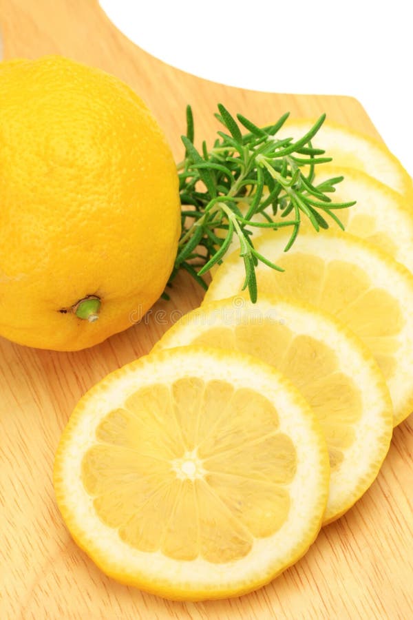 Lemon and rosemary stock photo. Image of grass, spice - 26462854