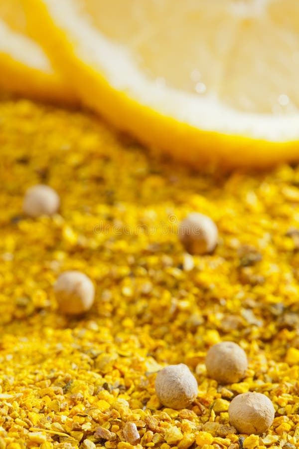 Lemon scented pepper stock image. Image of contrast, condiment - 20555799