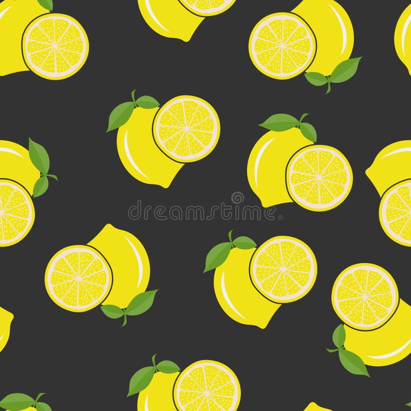 Lemon Seamless Abstract Pattern for Simple Backgrounds, Textures, and ...