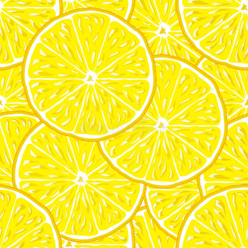 Lemon seamless background stock vector. Illustration of pattern - 53236052