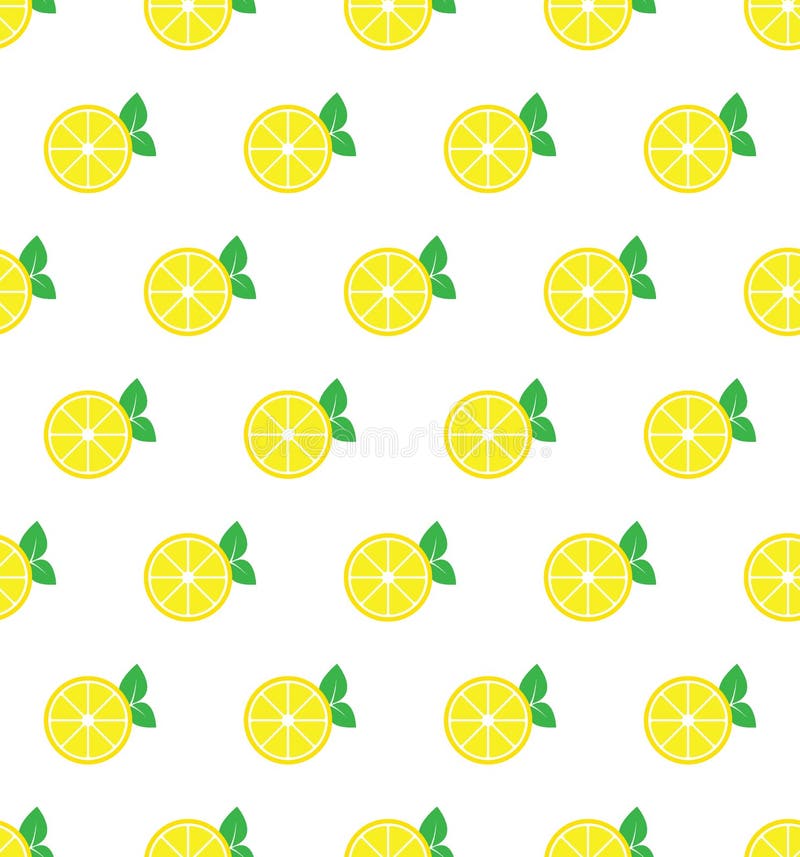 Lemon Seamless Pattern Vector Citrus Fruits Wallpapers, Fabric, Texture ...