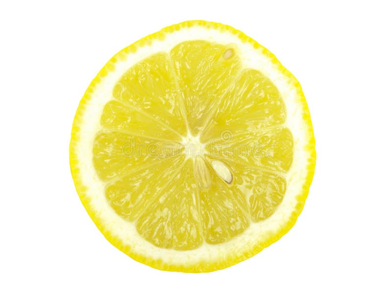 Lemon Section stock image. Image of isolated, vitamins - 4917733